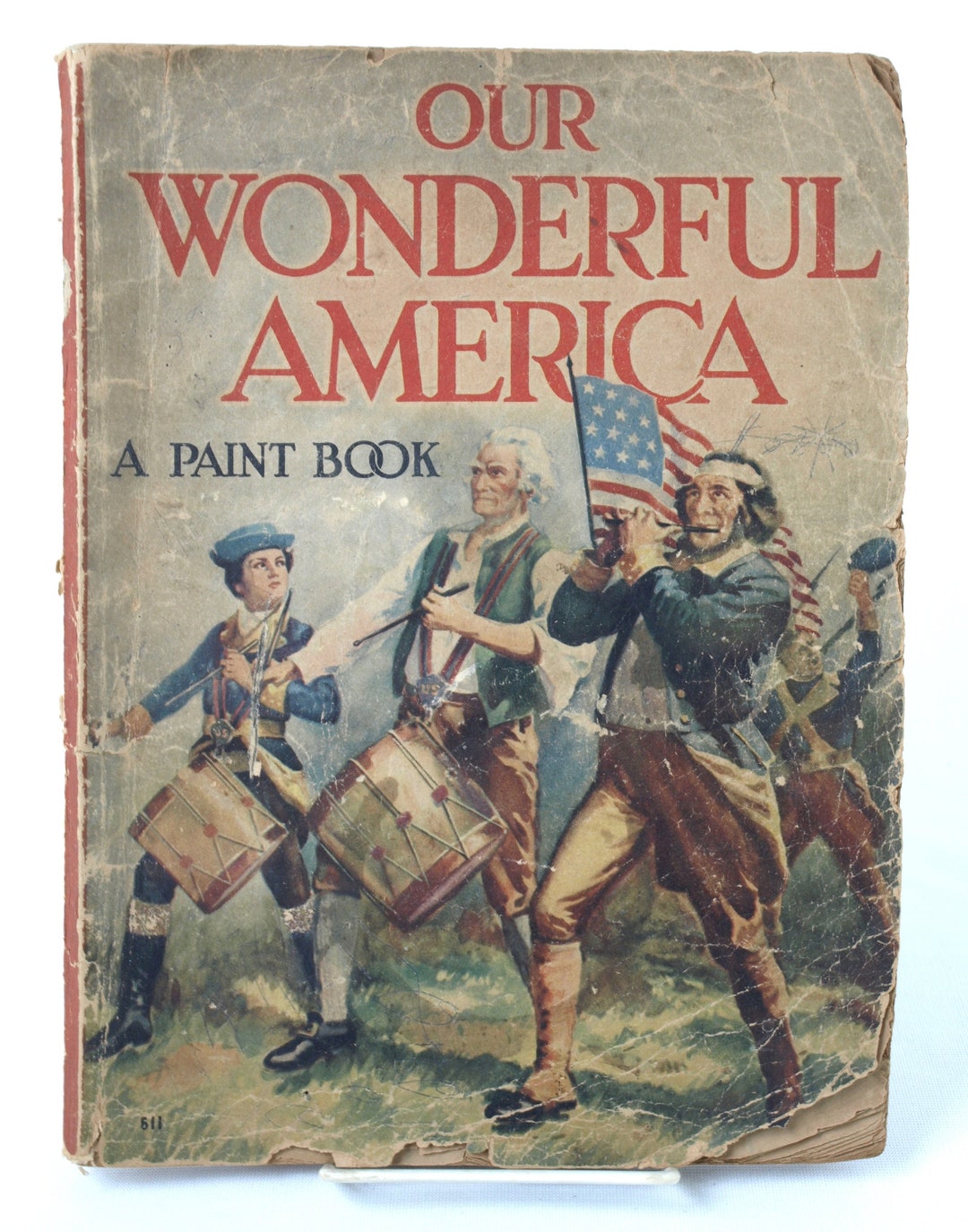 Vintage Children's Book, "our Wonderful America Paint Book" by Erwin L ...
