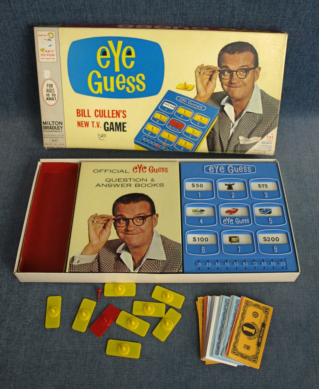 Vintage 1966 Eye Guess Board Game Based on Bill Cullen's New T.V. Game ...