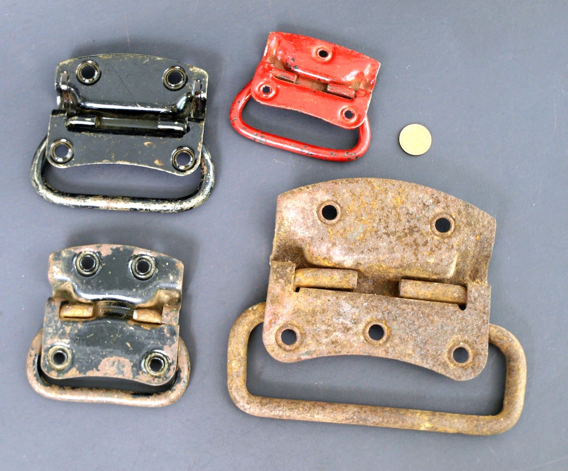 Vintage Trunk or Industrial Handles, Variety of Sizes - Iron Handles ...