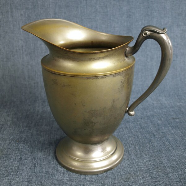 Silver Plate Pitcher - Etsy