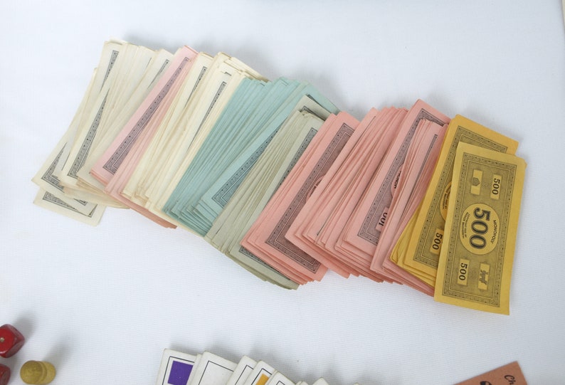 Vintage MONOPOLY Board Game by Parker Bros., Circa 1936 - No Board ...