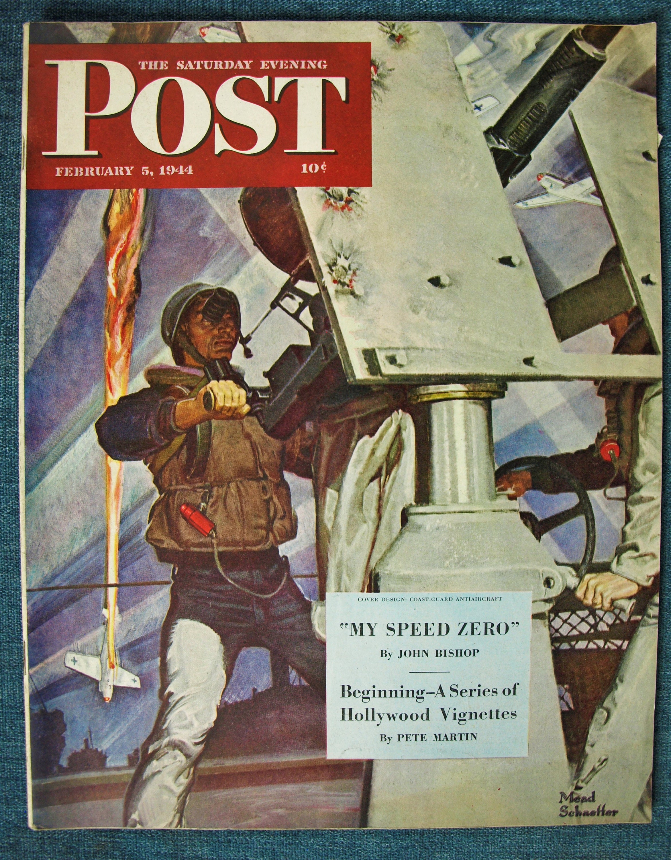 WWII Era the Saturday Evening Post February 5 1944 Mead | Etsy