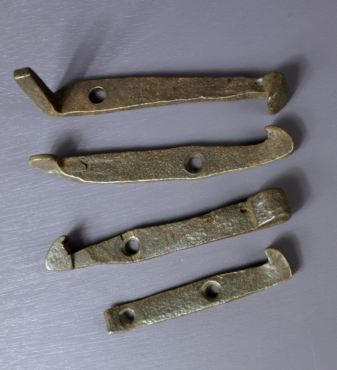 Antique Hand Forged Iron Shutter Hardware - 4 Pieces Included, Various ...