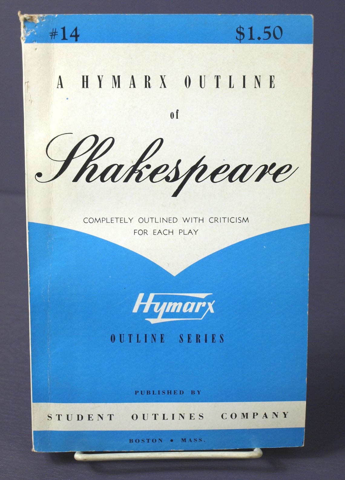 A Hymarx Outline of the Plays of Shakespeare, Published by Student ...