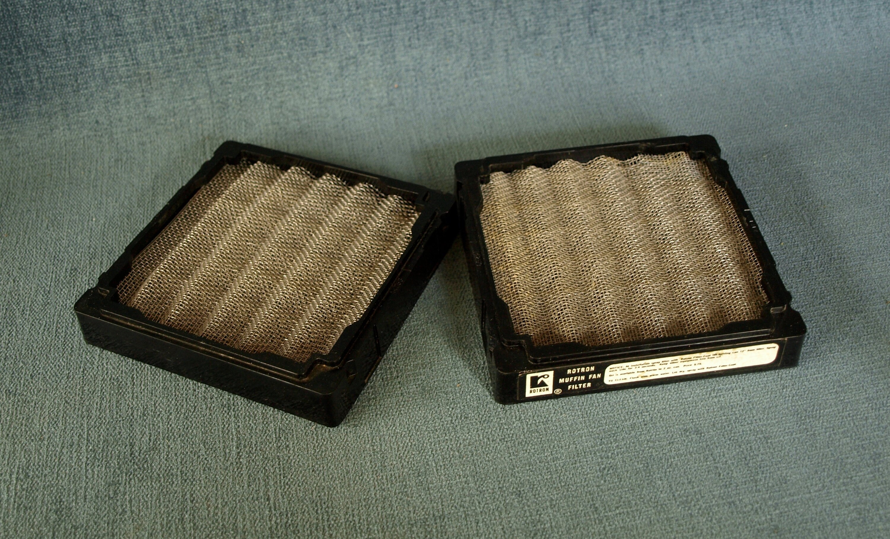 Rotron Muffin Fan Filter 4.75 Square No. 14253 Set of | Etsy