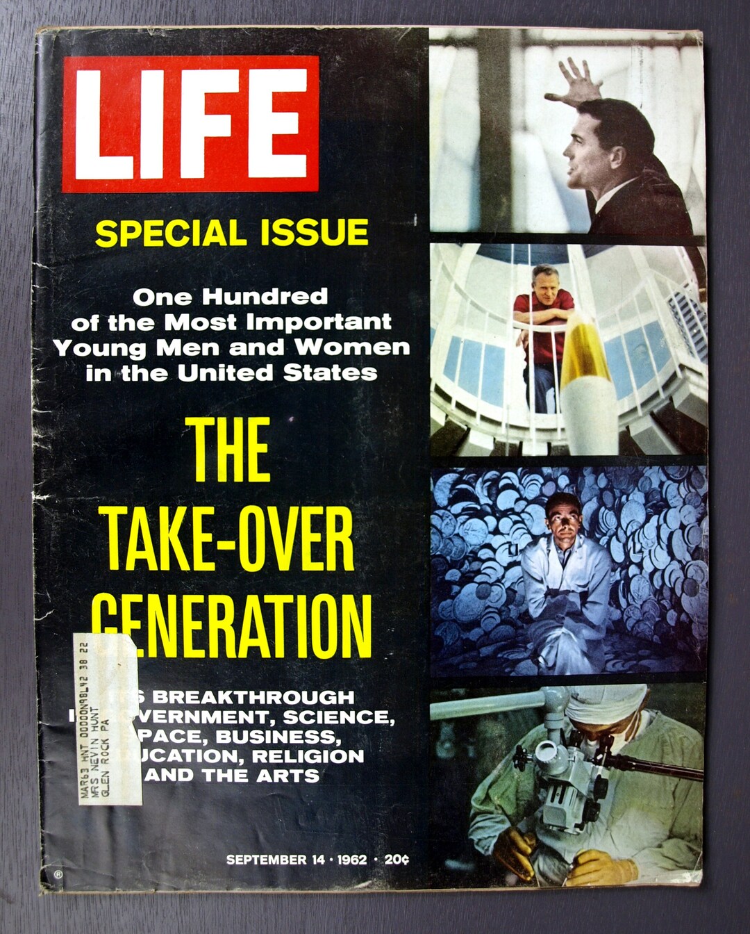 Life Magazine September 14 - 1962 Special Issue the Take Over Generation - VG Condition - Free ...