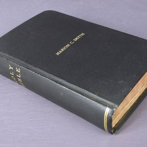 The Holy Bible, Holman Edition - KJV - A.J. Holman Co - Black Face, 8vo ...