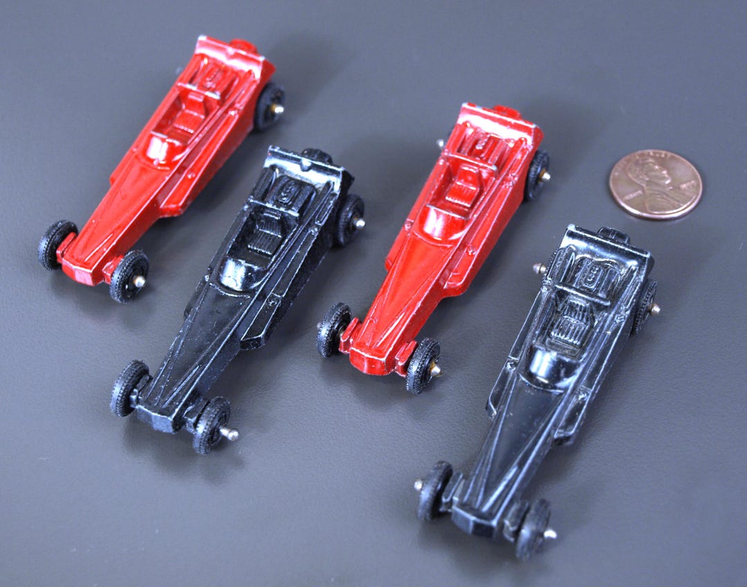 Vintage Tootsie Toys Dragster Diecast Metal Cars Circa 1960's - 4 Cars ...