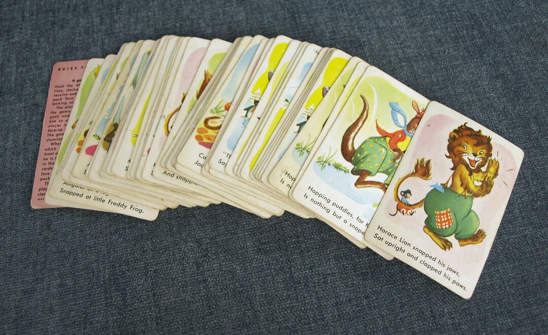 Vintage SNAP Card Game by Whitman Publishing, Circa 1950's - Cards and ...