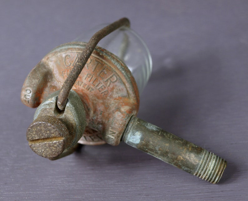 Carter Carbureter Glass Fuel Filter #2146997, Antique Automotive Part ...