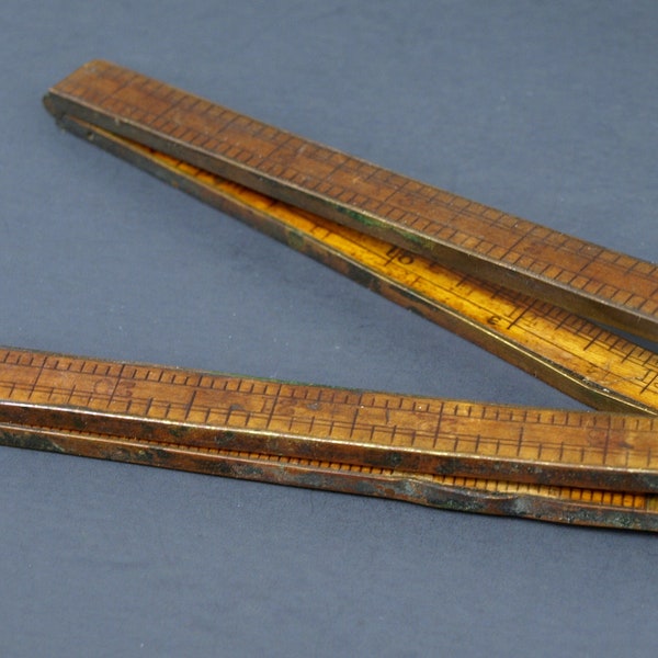 Folding Wood Ruler - Etsy