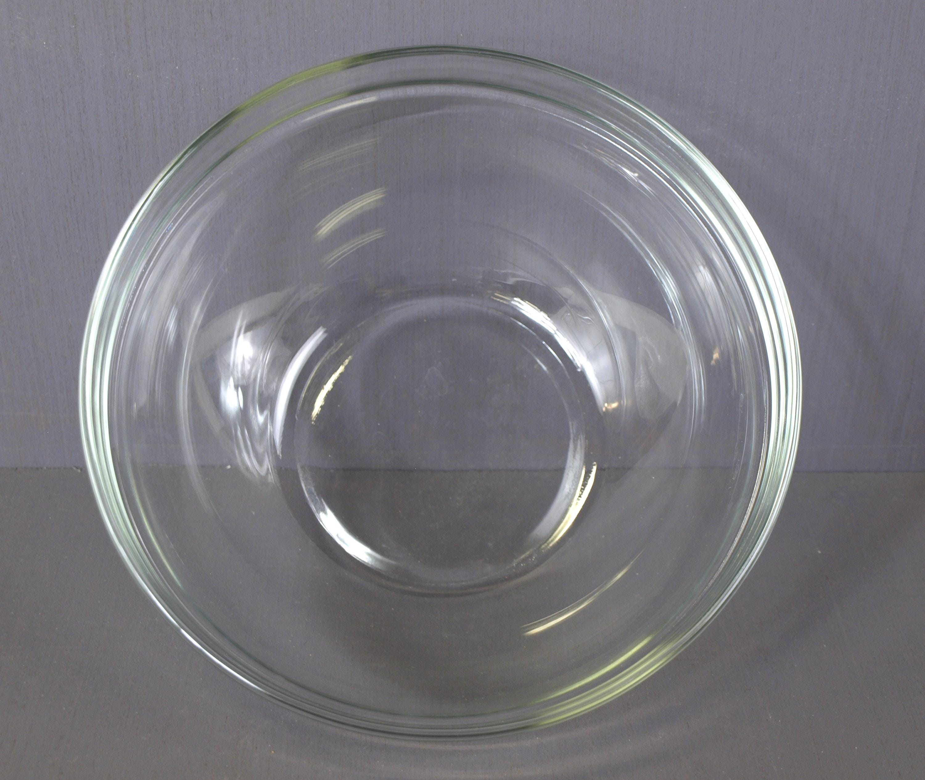 Vintage Glass Mixing Bowls, Set of 3 Nested in Graduated Sizes - One ...