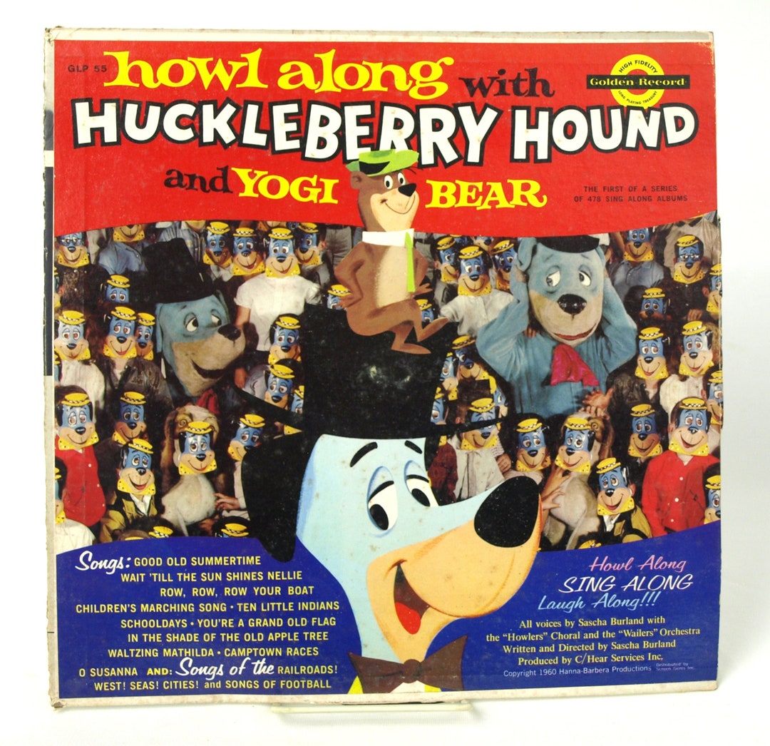 Vintage LP - "howl Along With Huckleberry Hound and Yogi Bear" - 1960 ...