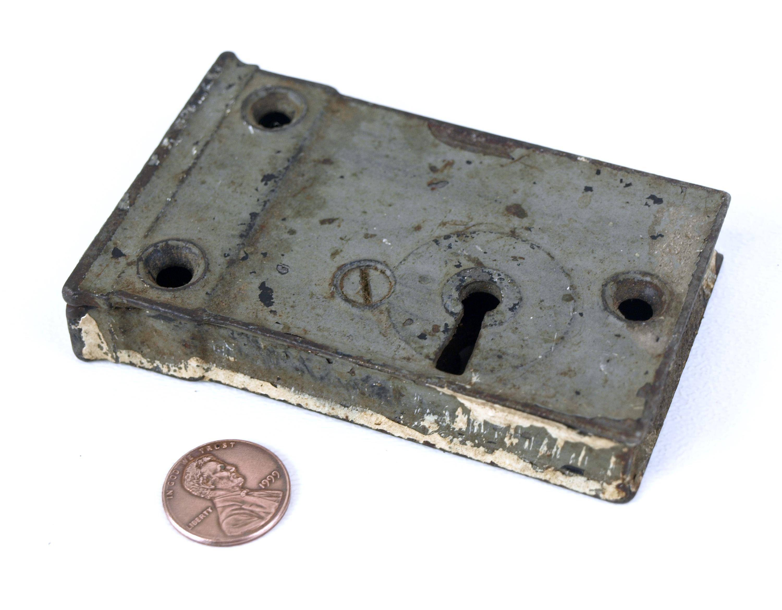 Antique Norwalk Co Door External Rim Lock Circa 1800's With No Key or ...