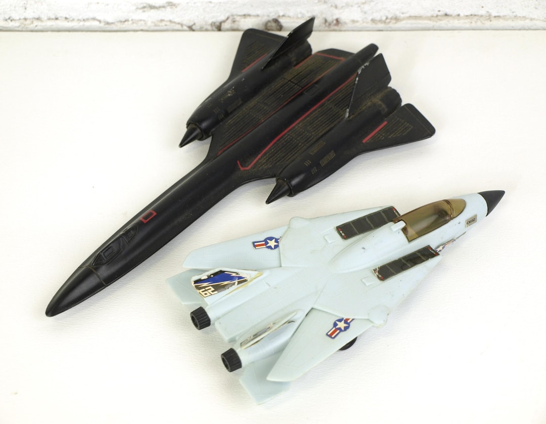 Vintage Toy Model Airplanes ERTL SR-71 Blackbird Lockheed Air Force ...