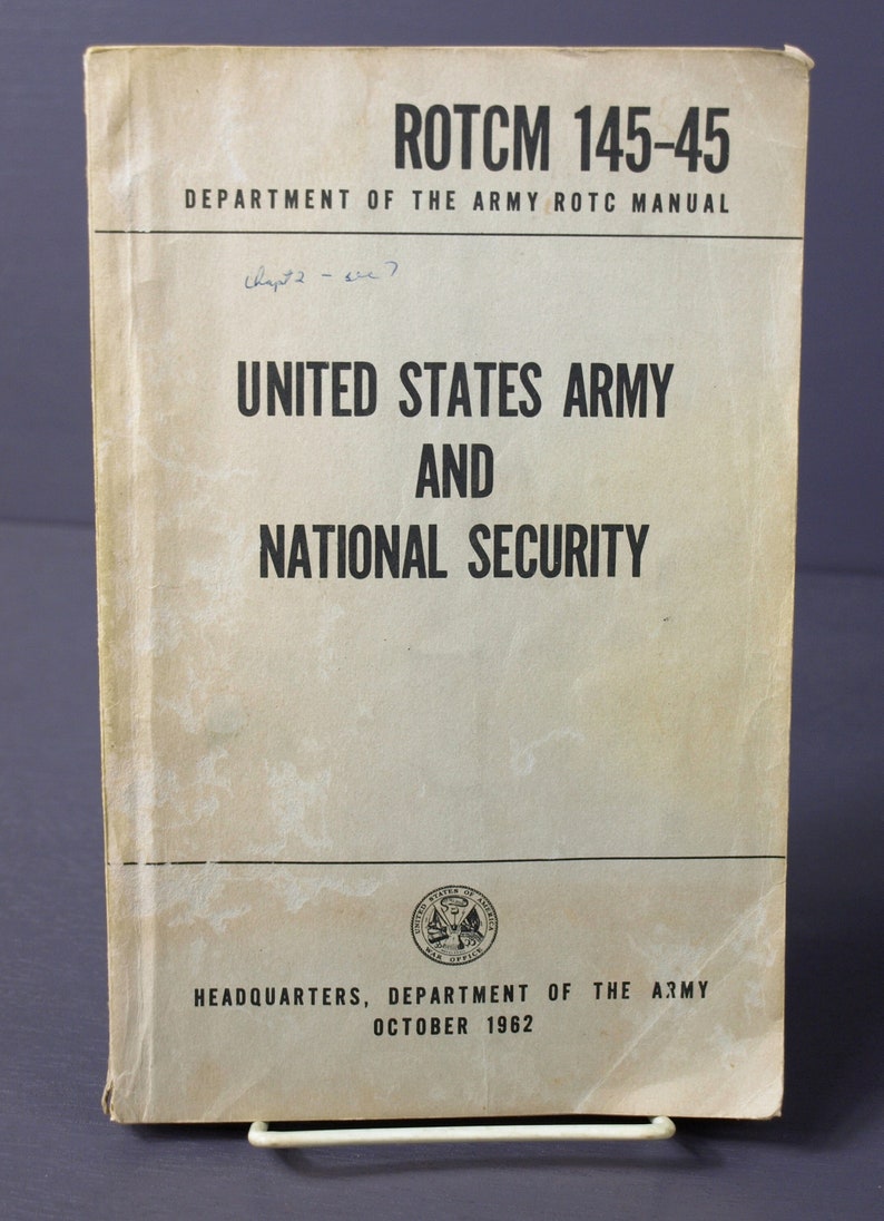 ROTCM 145-45 Dept. of the Army ROTC Manual, United States Army ...