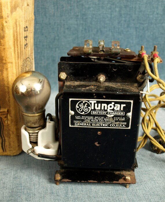 Vintage Tungar General Electric Co. GE Battery Charger With - Etsy