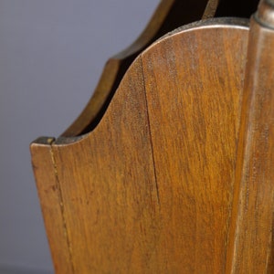 Vintage Wooden Magazine Newspaper Rack Holder, Made by Ferguson Bros ...