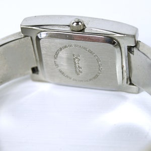 Vintage Mudd Women's Quartz Silver Tone Wrist Watch W/ Fold-over ...