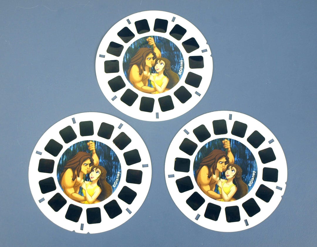 Disney's Tarzan Vintage View-master Reels: Set of 3 Reels A B & C Circa ...