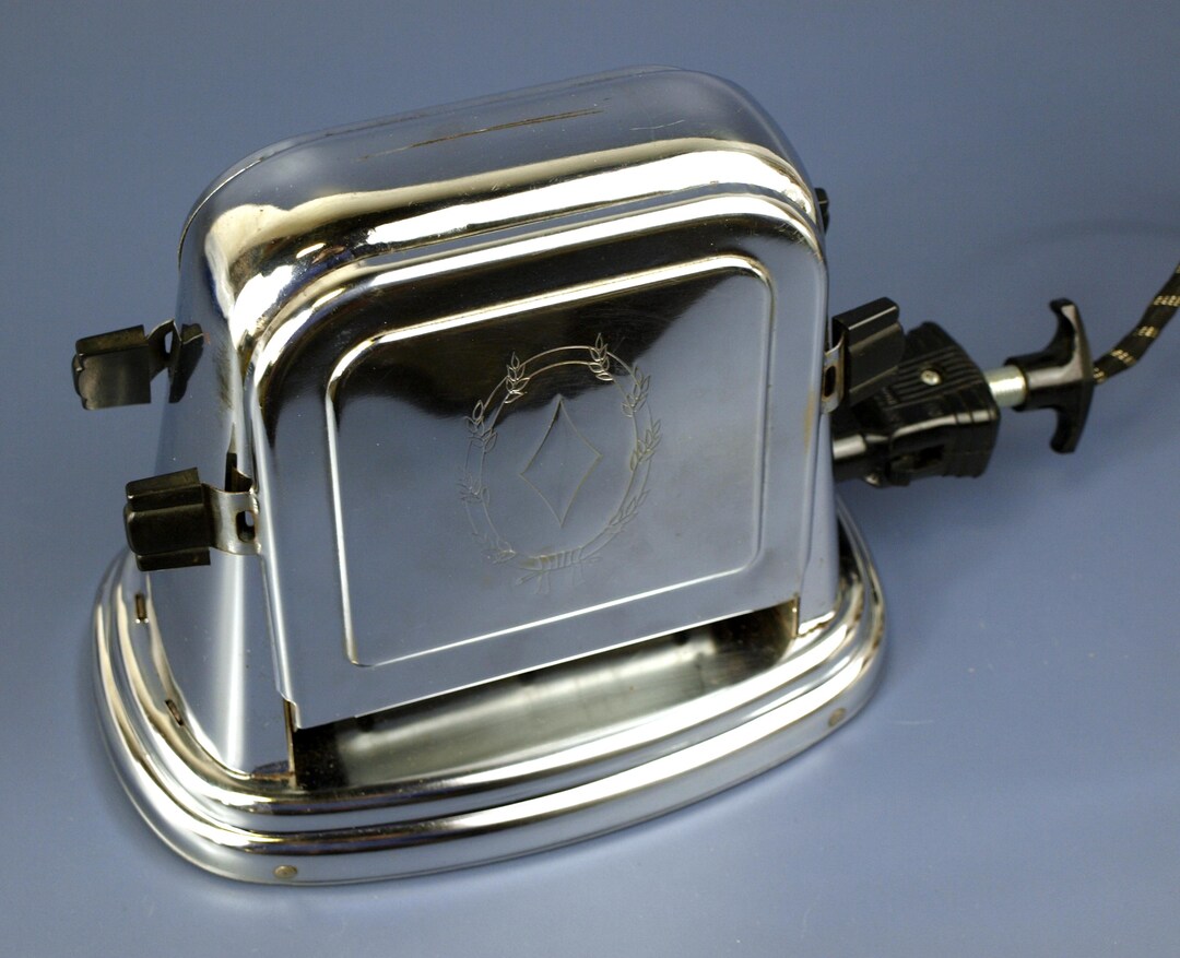Vintage Art Deco Bersted Model #7 Chrome Toaster by Mcgraw Electric ...