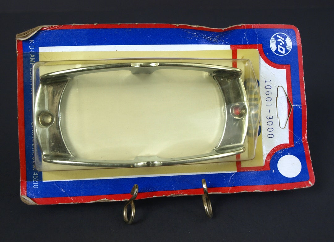 Vintage KD Lamp Co Metal Tail Light / Trailer Guard No. 10601-3000 / ...