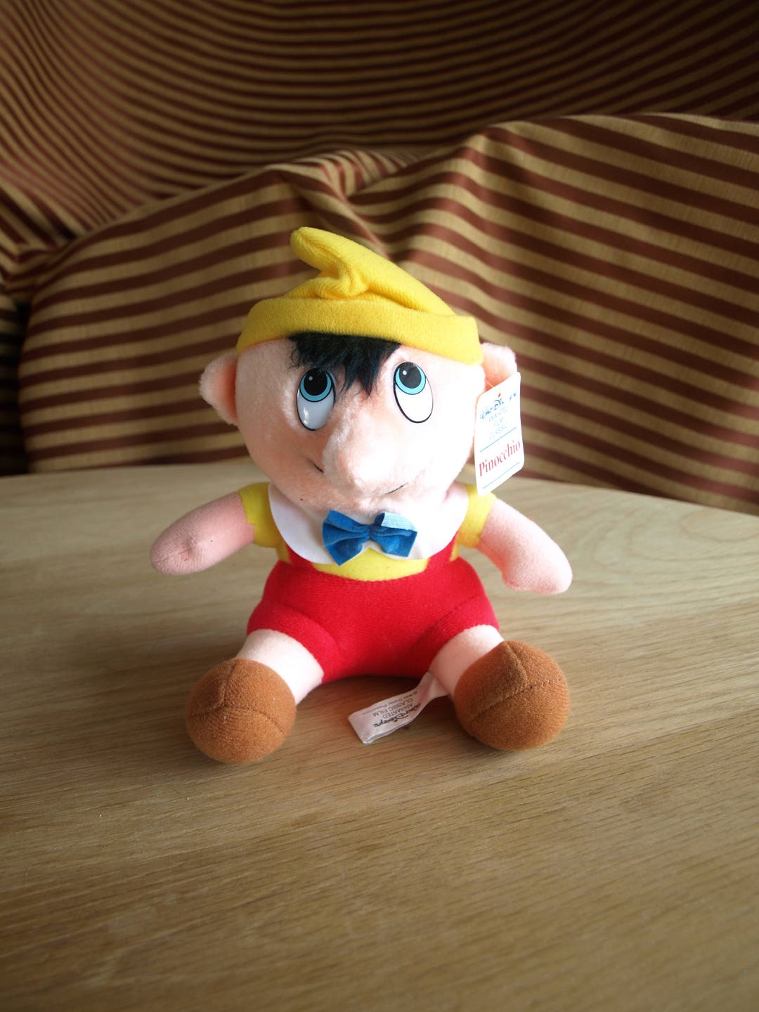 Vintage Walt Disney Pinocchio Plush Stuffed Animal 7 With Tag by Canasa ...