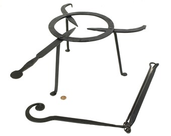 Hand Forged Steel Trivet - Etsy