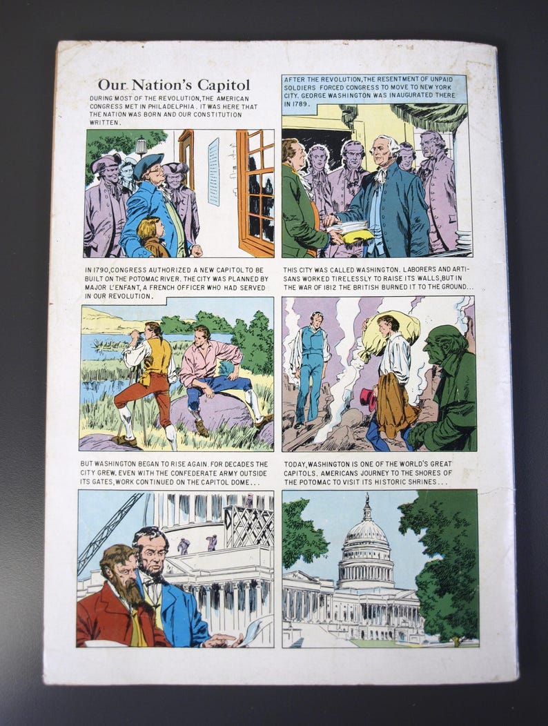 Life Stories of American Presidents No. 1, Dell Publishing 1957 - Comic ...