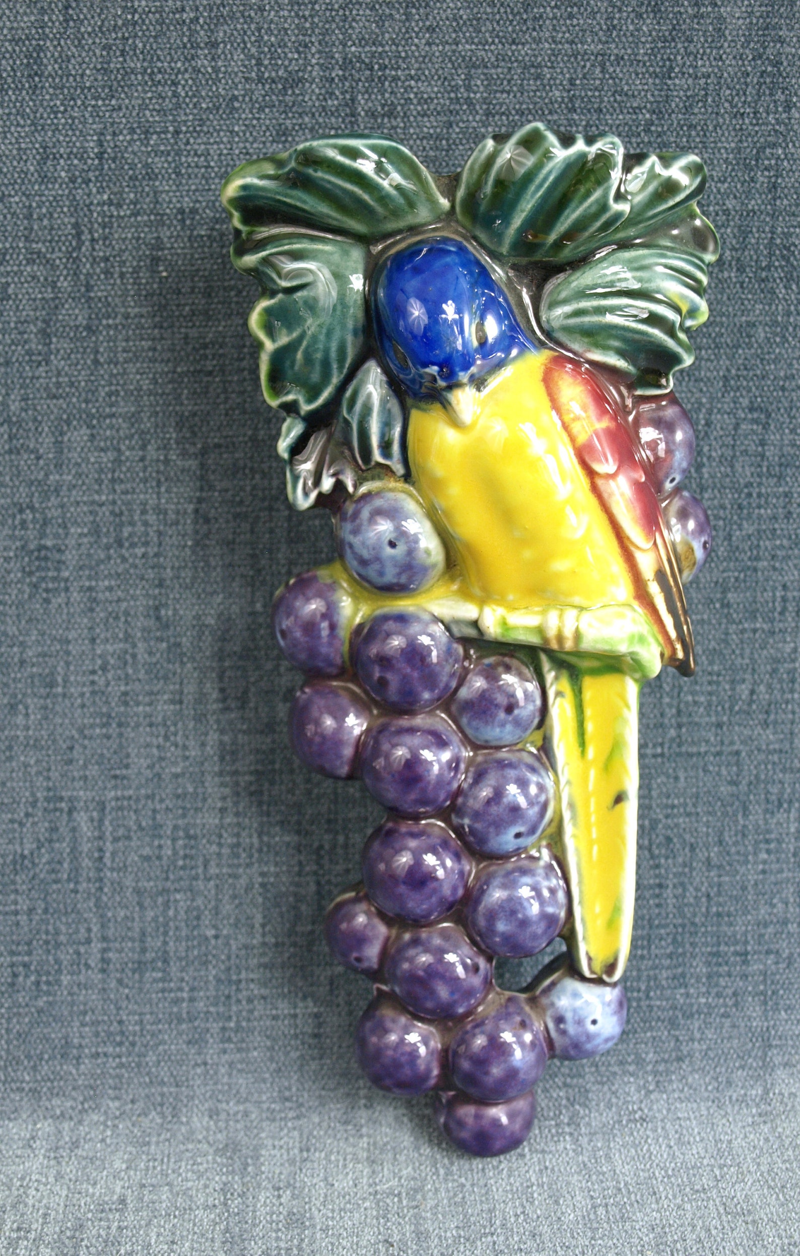 Vintage Mid Century Wall Pocket Planter With Parakeet / Parrot | Etsy