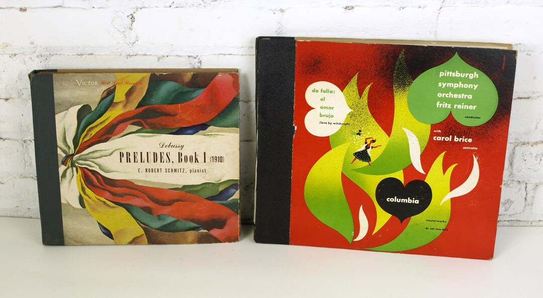 Vintage / Antique 78 RPM Shellac Record Sets - El Amor Brujo W ...