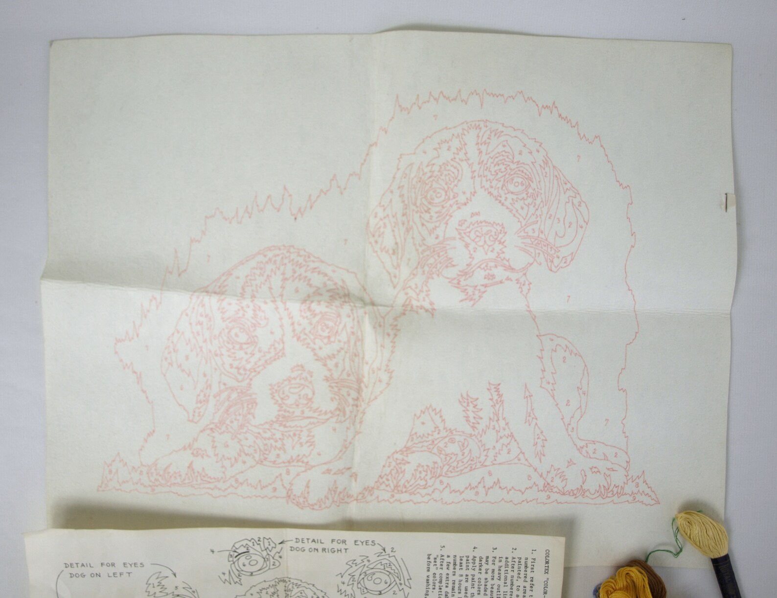 Vintage Colortex Color by Number No. 3113 for Tri-chem Artex - Etsy