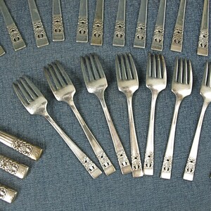 Vintage Set of Oneida Community Plate "coronation" Silver Plated ...