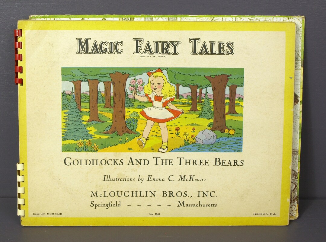 Goldilocks and the Three Bears, Illus. by Emma C. Mckean - First ...
