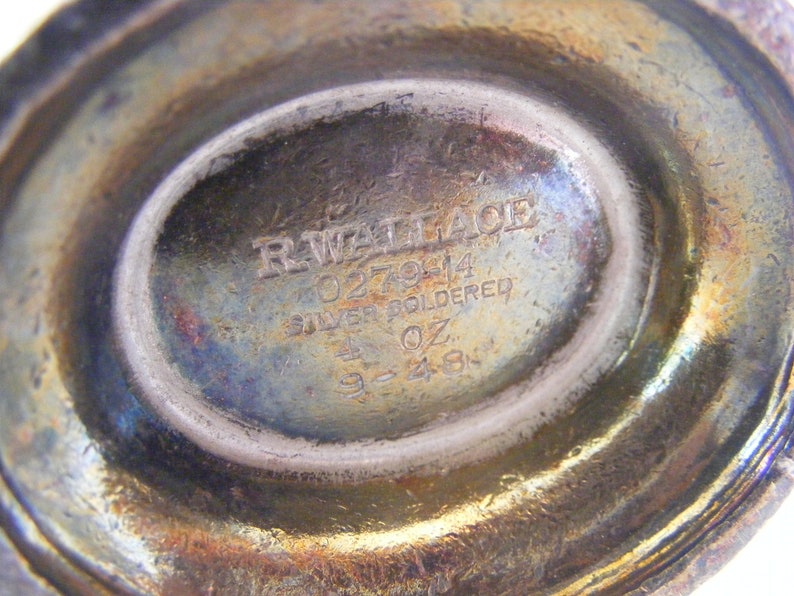 Antique R. Wallace Silver Soldered 4 ounce Creamer No. 9-48 or | Etsy