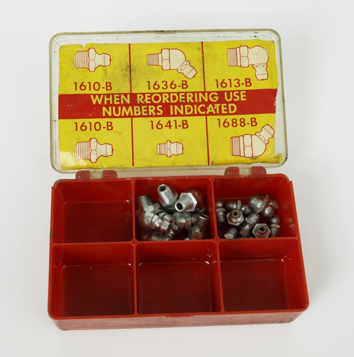 Vintage Genuine Alemite Grease Fittings in Plastic Case Circa 1960s ...