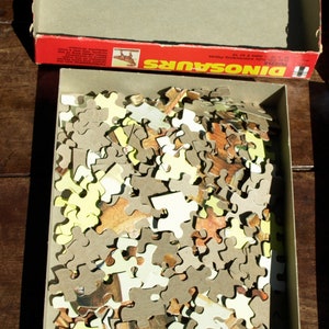 Vintage Dinosaur Puzzle W Tyrannosaurus Rex by Christopher Santoro ...