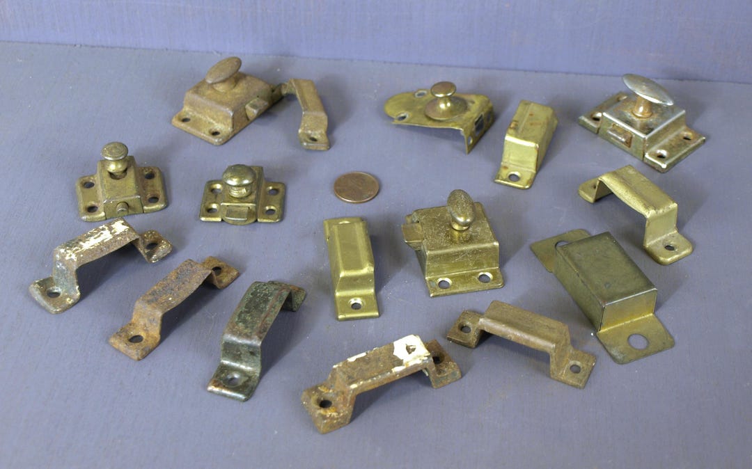 Vintage / Antique Transom Window Latches, 6 Assorted Latches W/ 10 ...