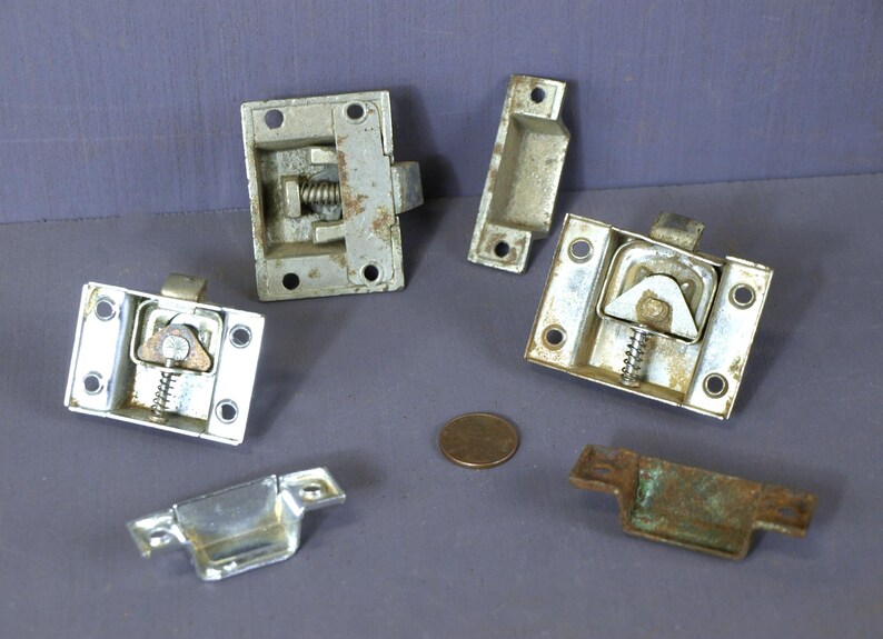 Vintage Transom Window Latches W/ Catches, 3 Assorted Latches One ...