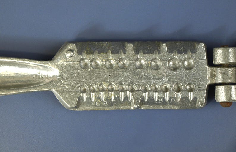 Vintage Sinker Mold No. 500, Manufactured by C. Palmer of West Newton ...