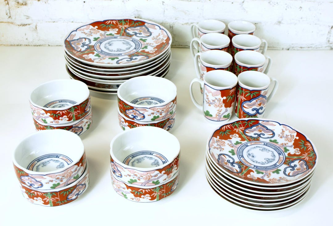 Vintage Heirloom by Georges Briard Fine China Imari Style Dinnerware ...