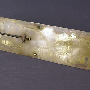 Penn Scale Mfg Co. Brass Hanging Scale, Serial V-10 - 80 Lb Capacity ...