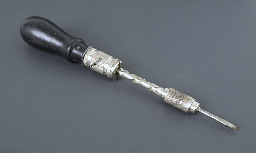 Vintage Millers Falls No. 29 Spiral Ratchet Screwdriver W/ Flat Head ...
