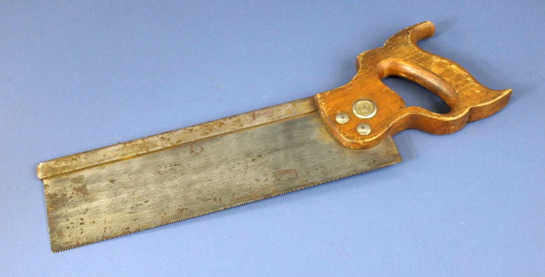 Vintage Warranted Superior 12" Blade Back Saw 12 PPI - Great Condition ...