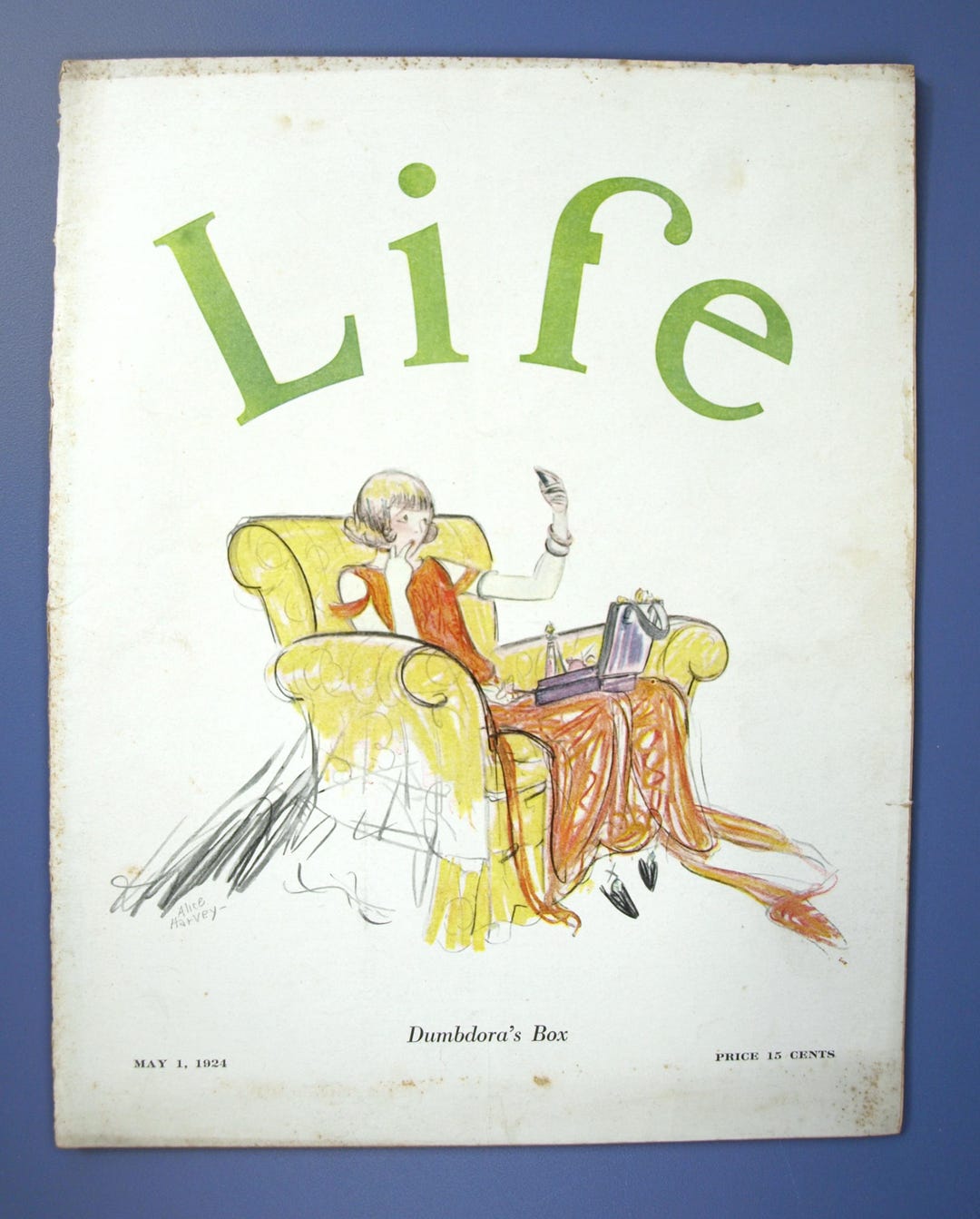 Life Magazine, May 1, 1924 W/ Cover Illustrated by Alice Harvey - a ...