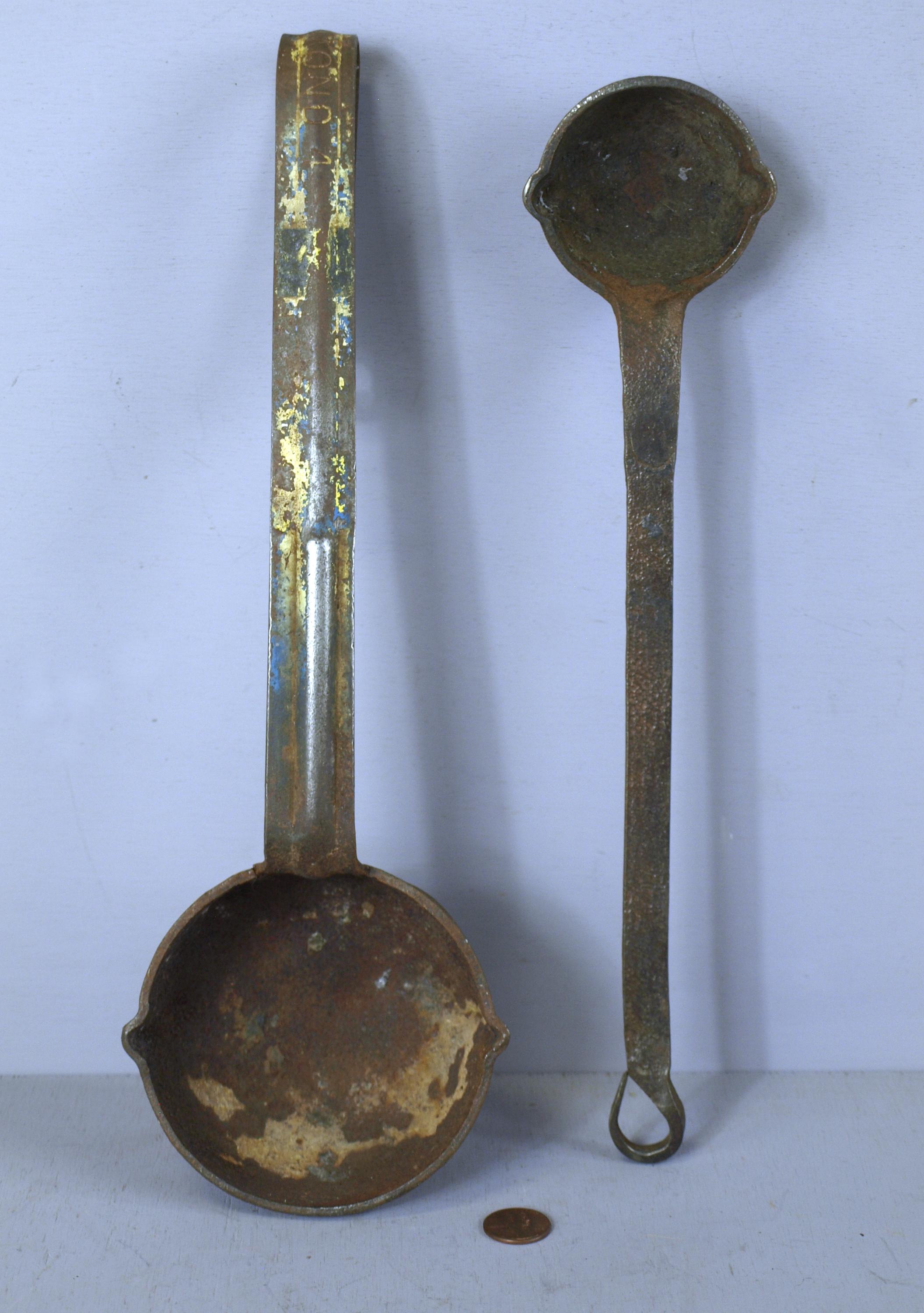 Vintage Richmond NO. 4 and Hand Wrought Cast Iron Double Spouted ...