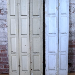 Antique Architectural Salvage, Narrow Shutter Panel Group - 2 Shutters ...