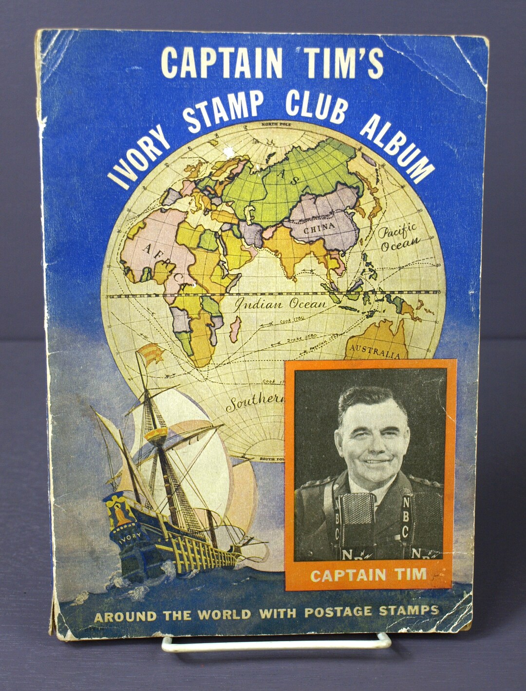 Captain Tim's Ivory Stamp Club Album - Around the World With Postage ...