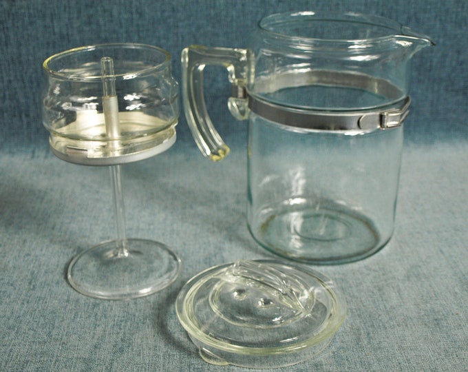 Vintage Clear Glass Pyrex Percolator Coffee Pot 7829 B Flameware ...