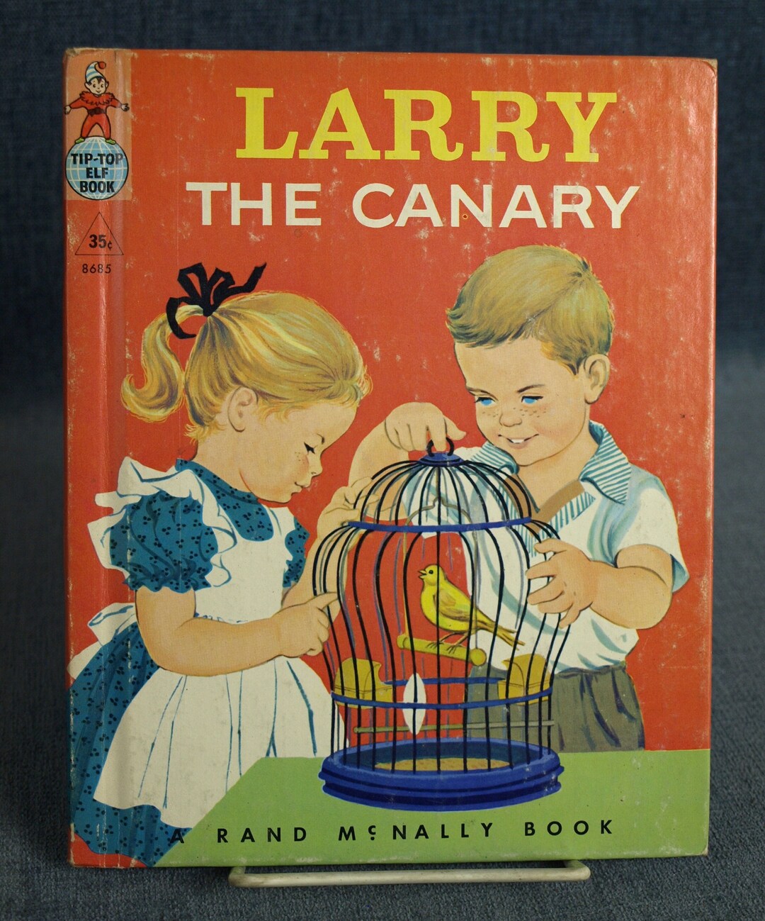 Larry the Canary by Ellen Wilkie 1959 HC Children's Book - Tip Top Elf ...